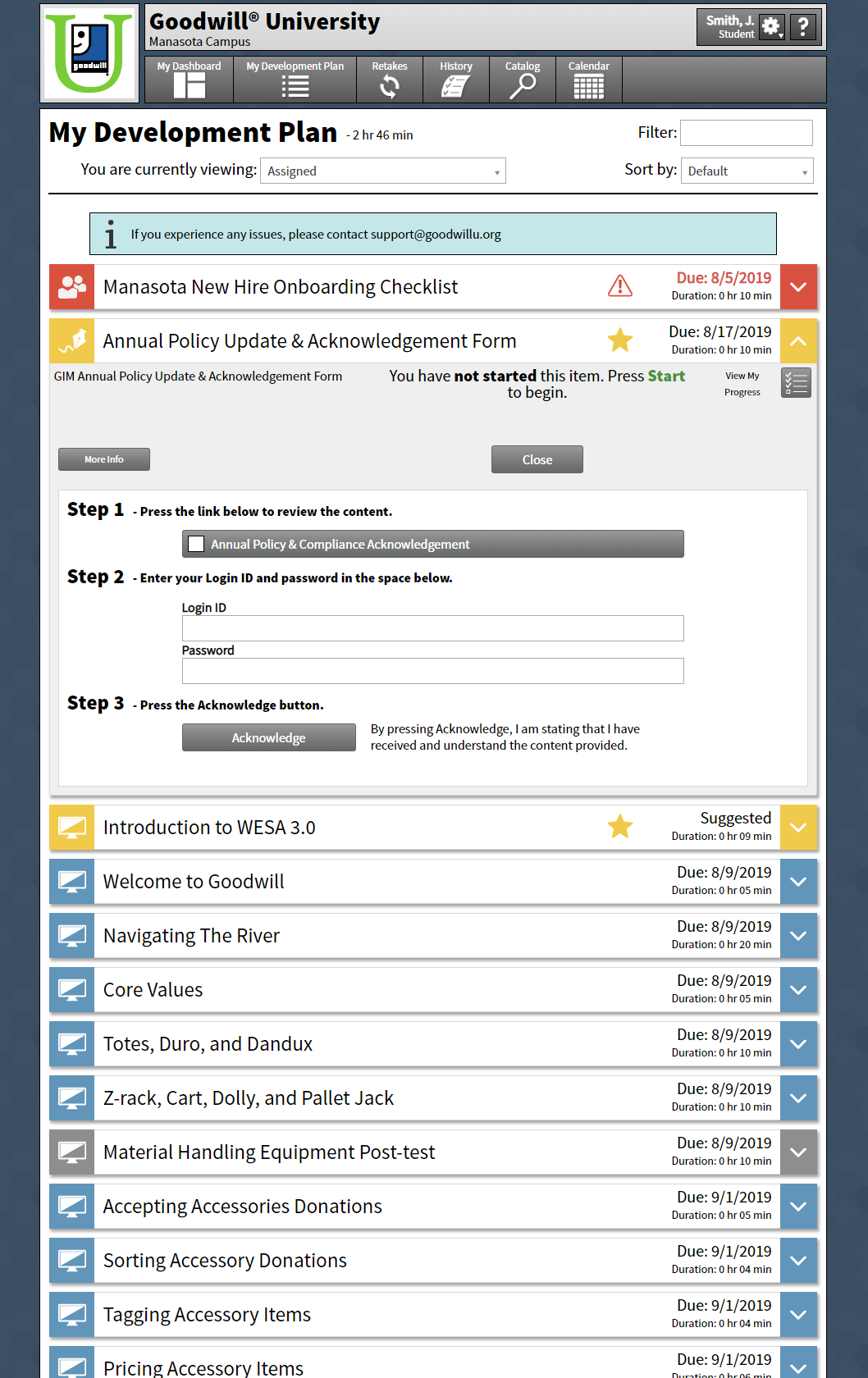 Goodwill U Training Platform